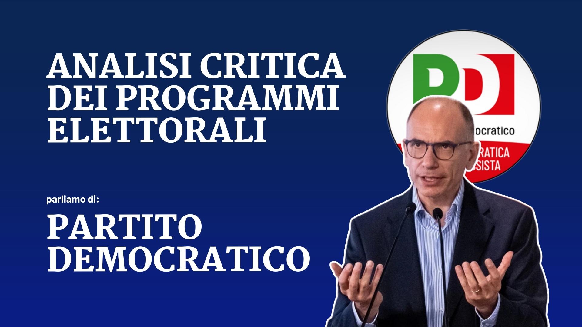 Speciale edizioni, l’identikit dei partiti: Partito democratico - L ...